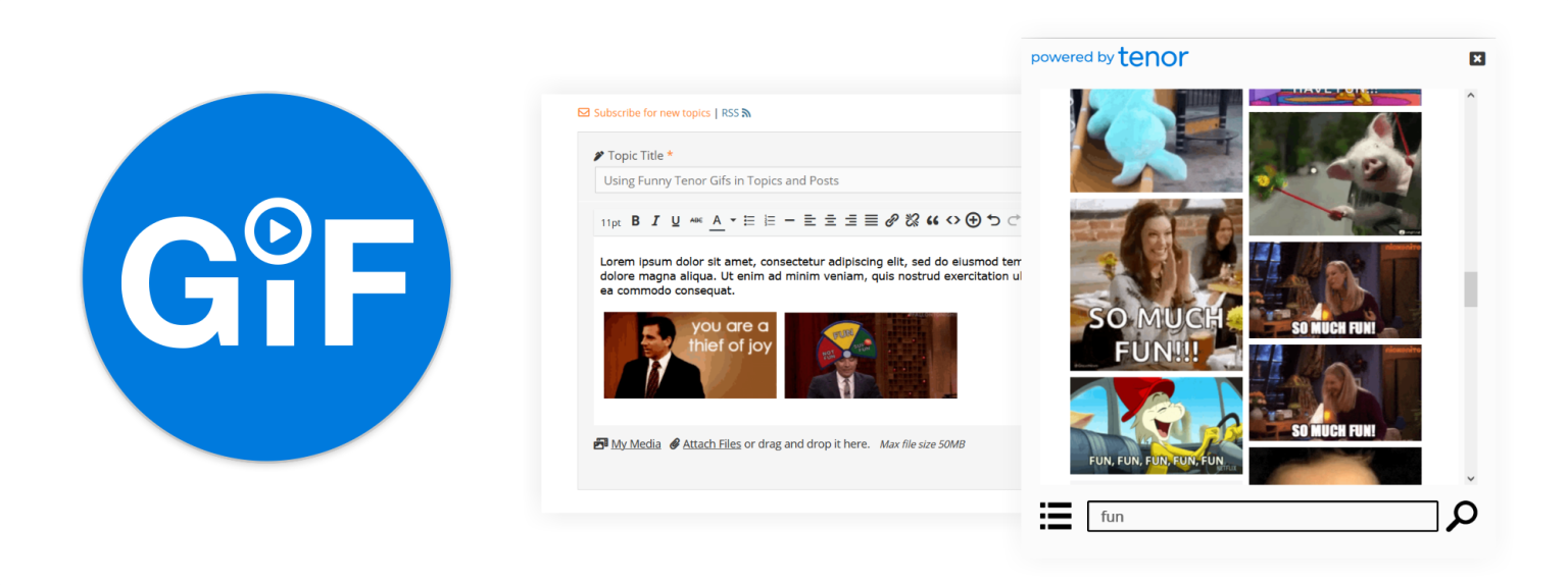 Download WpForo Tenor GIFs Integration - UloveWP